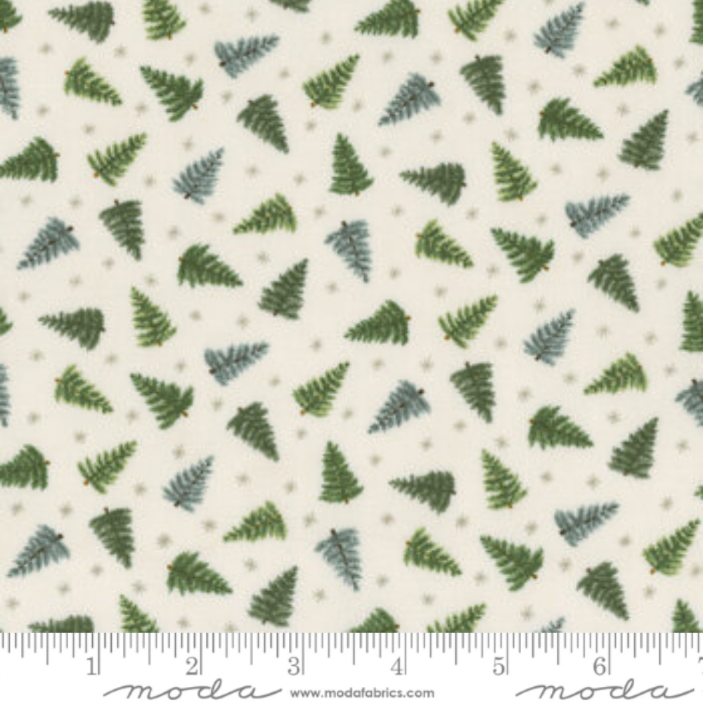 Bomull - Winter Friends Juletre offwhite